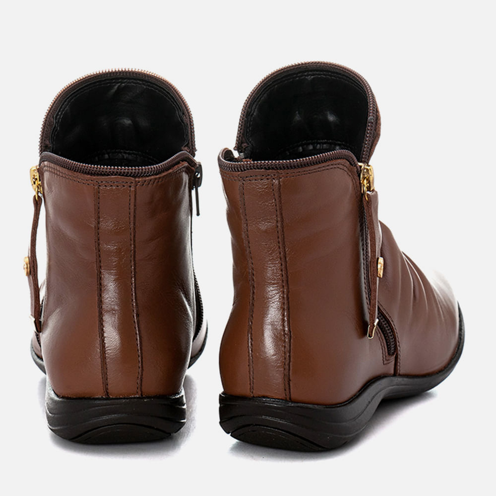 Bota Feminina Milano Havana 12397 - milano
